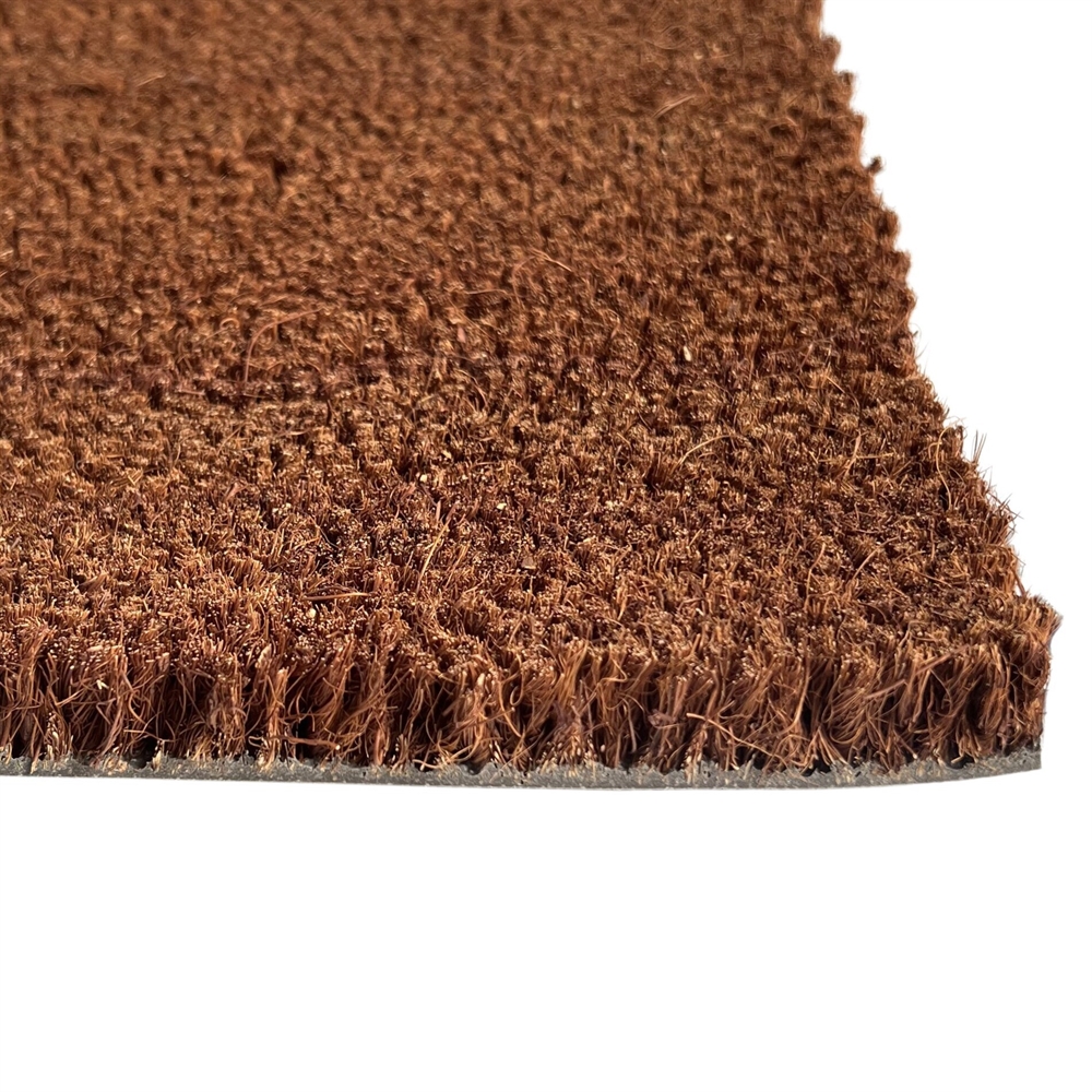Tapis coco terracotta sur mesure | Tapis en fibre de coco